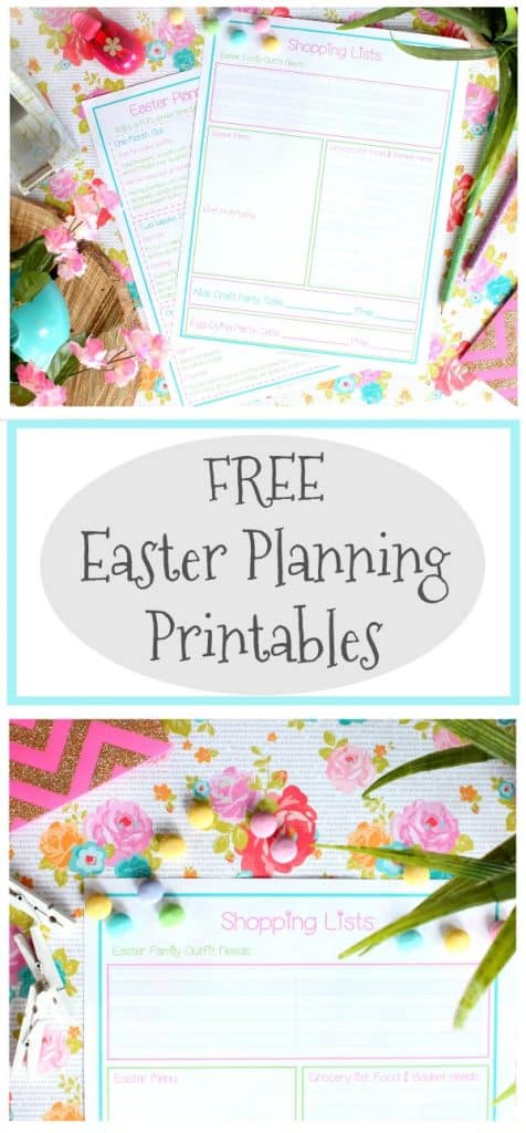 Easter Planning Schedule: FREE Printable : Eryn Whalen Online