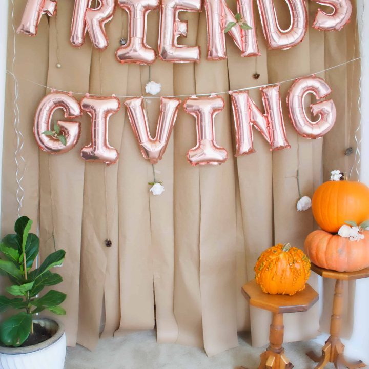 Hosting Friendsgiving + banner tutorial & FREE planning printables
