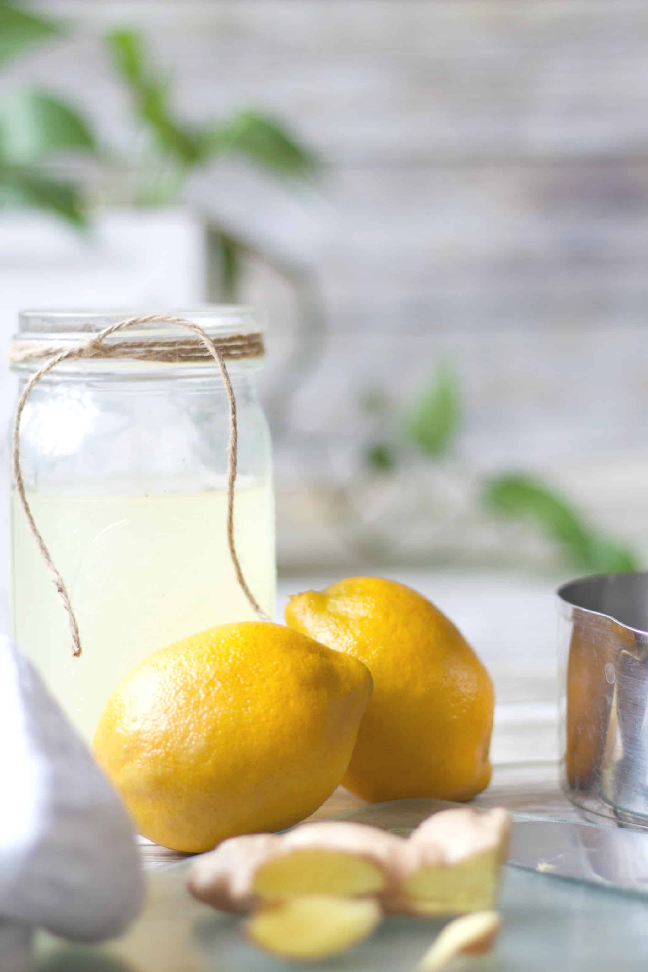 Lemon Ginger Detox Drink Concentrate | Easy To Make, Healthy Drink