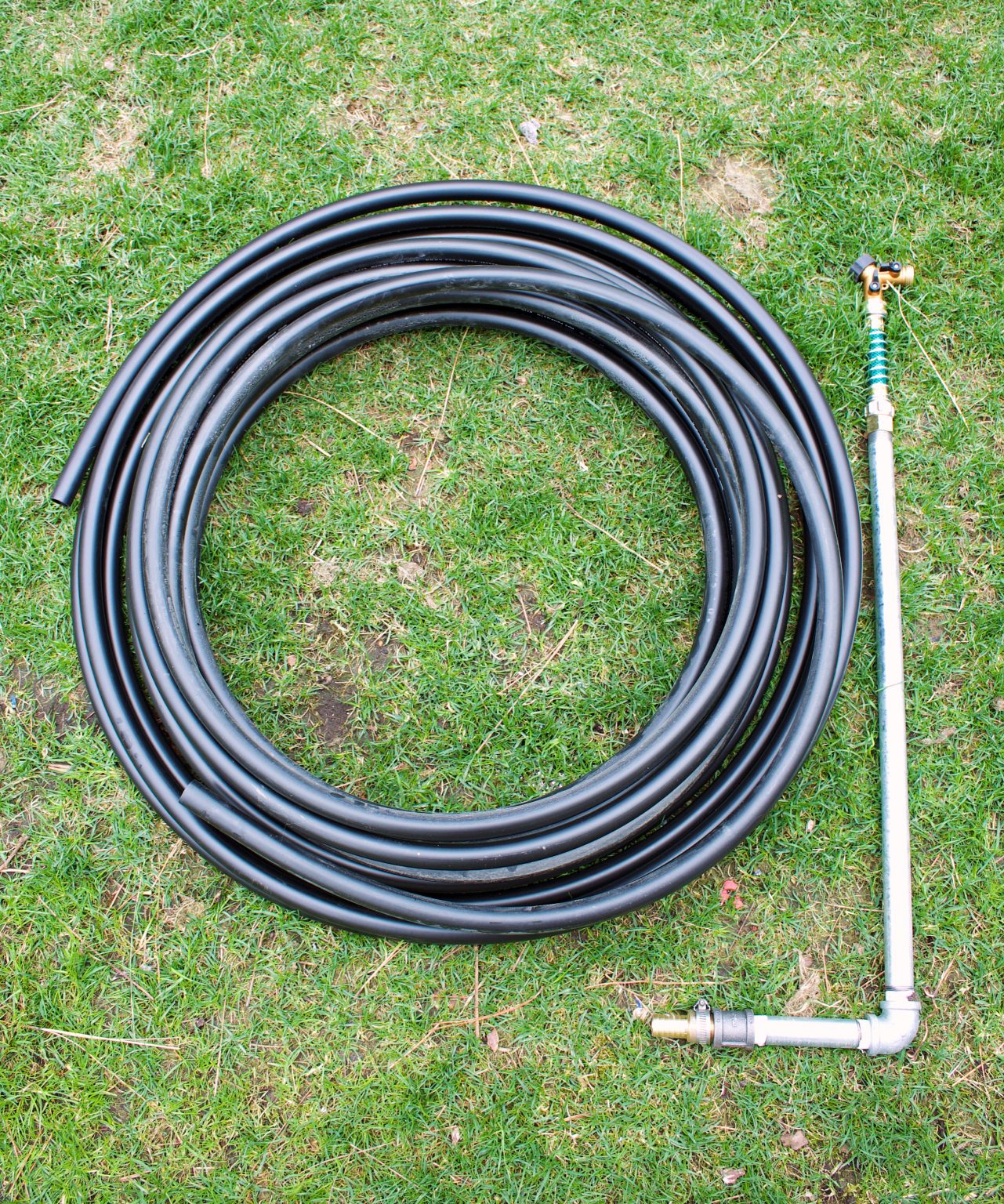 How to make an extended outdoor faucet to your garden