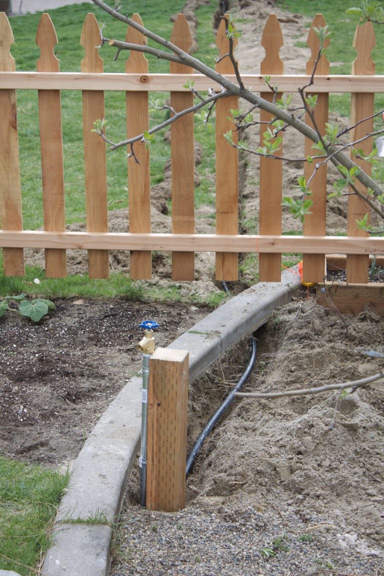 How to make an extended outdoor faucet to your garden