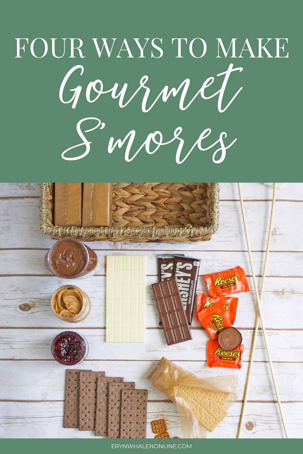 Gourmet S'mores 4 Ways. Easy Recipes to level up your S'mores