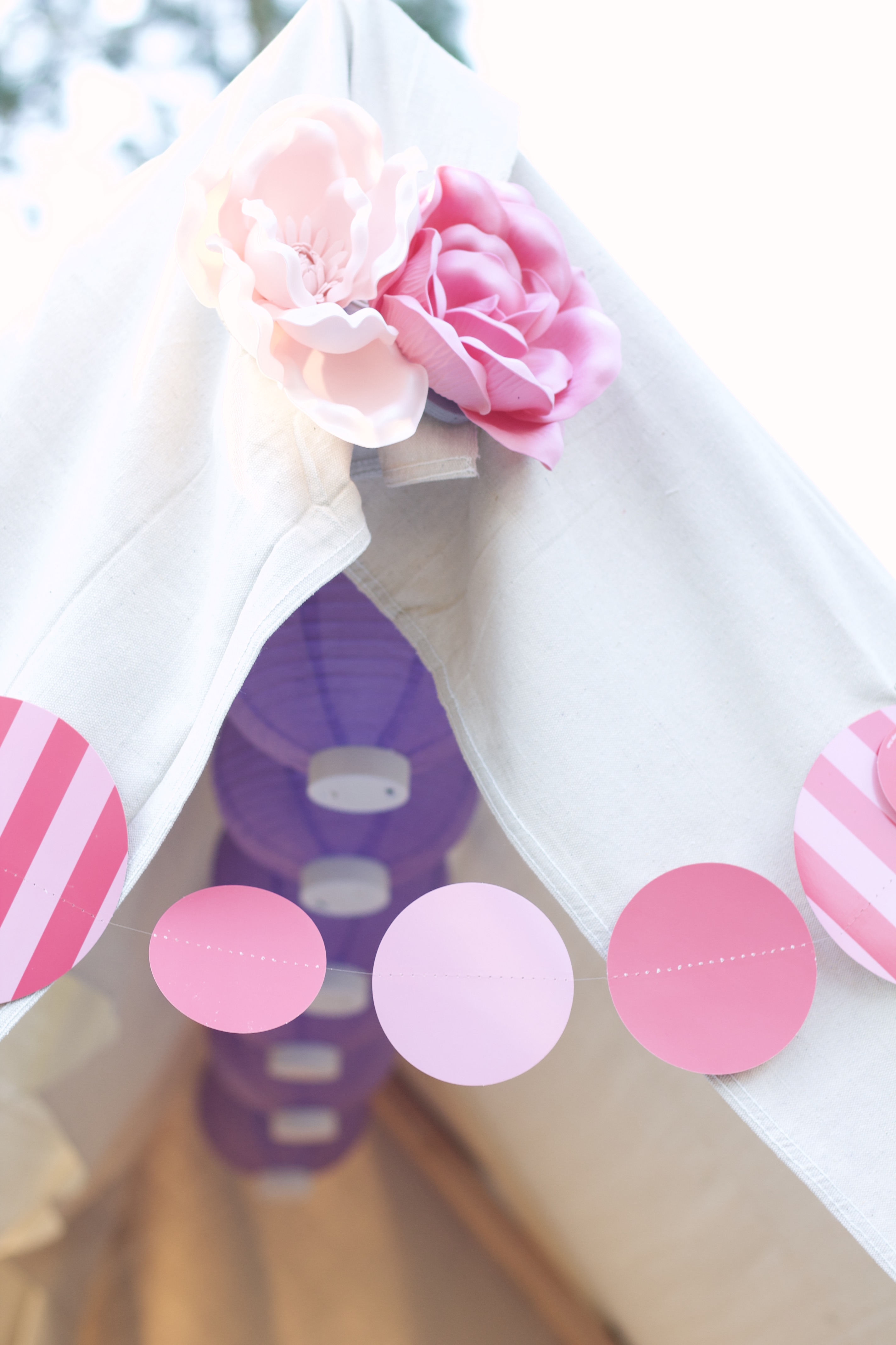 Easy Outdoor Birthday Tent How-To Tutorial for Your Next Summer Party