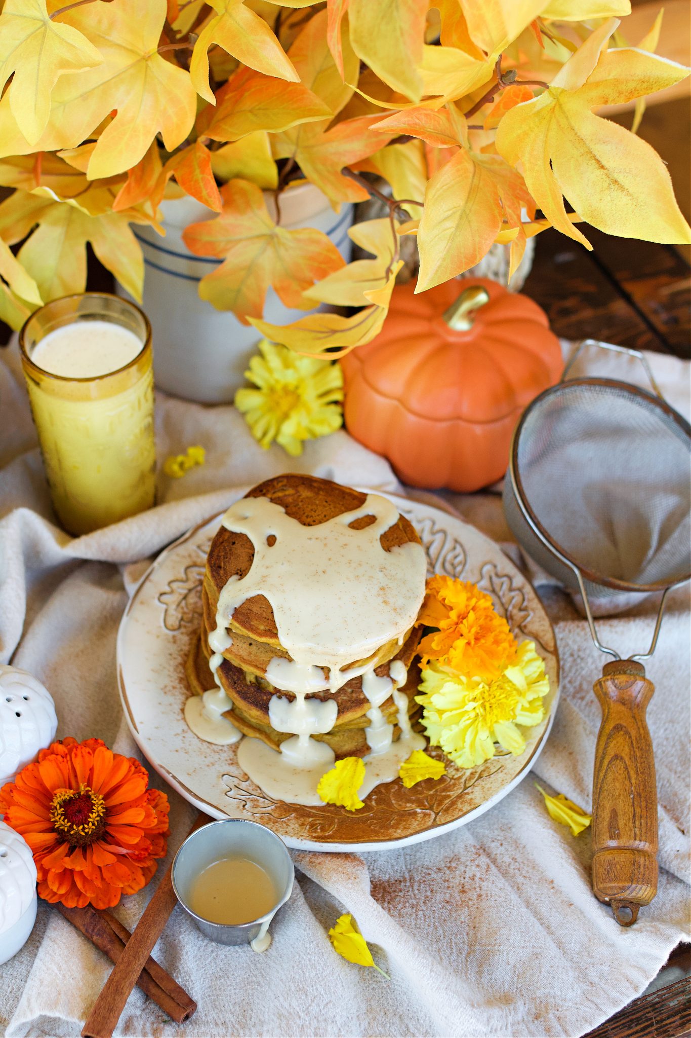 Perfect Autumn Pumpkin Pancakes | Easy Fluffy Recipe