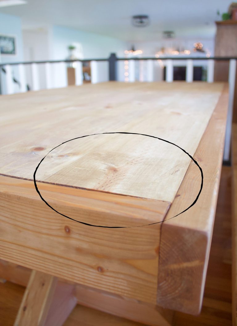 Staining Furniture How To | How We Stained and Sealed Our Pine Table