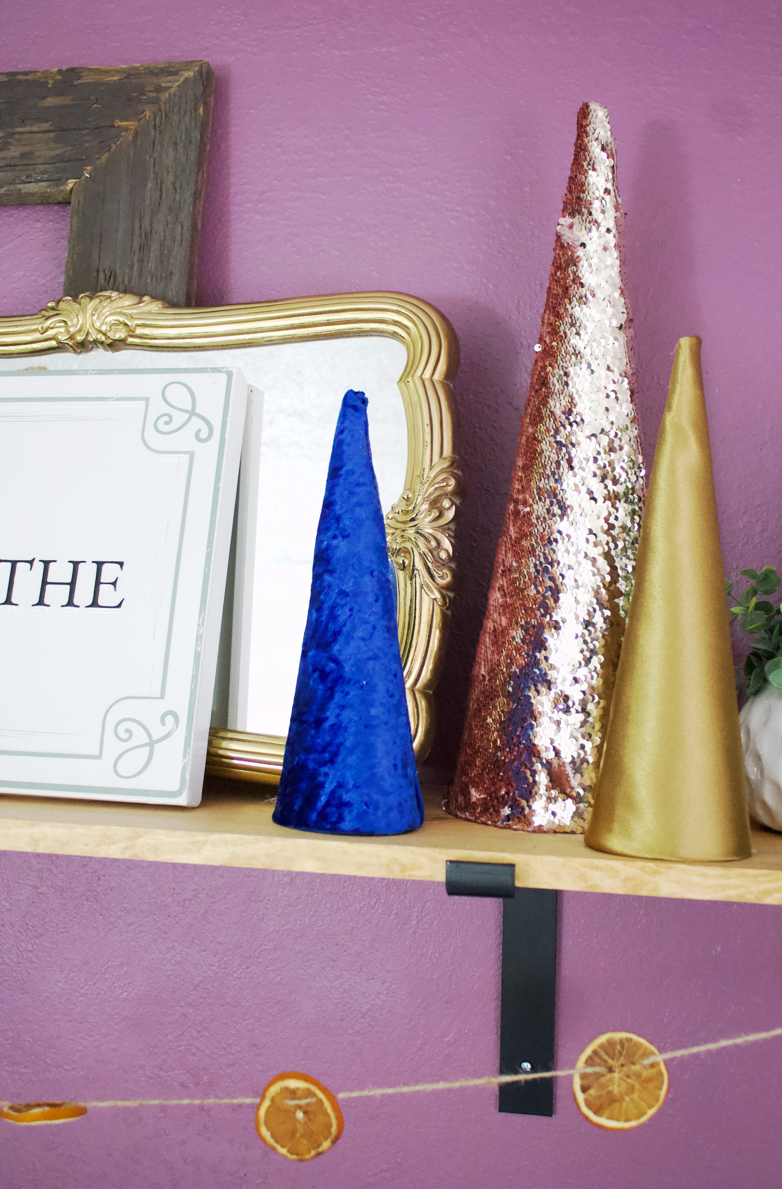 Easy Paper Christmas Tree Cones | DIY Pottery Barn Look