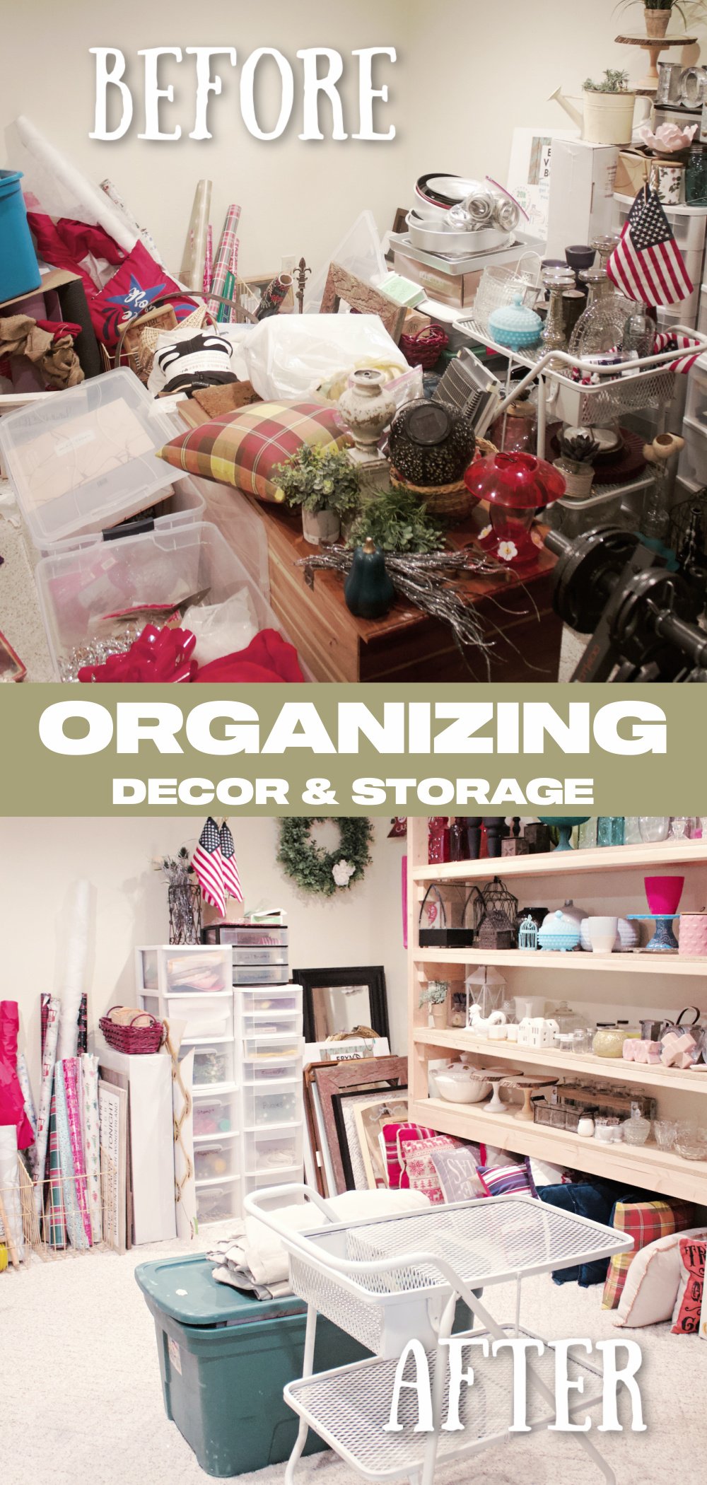 Storage Room Tips For Organization | Before and After