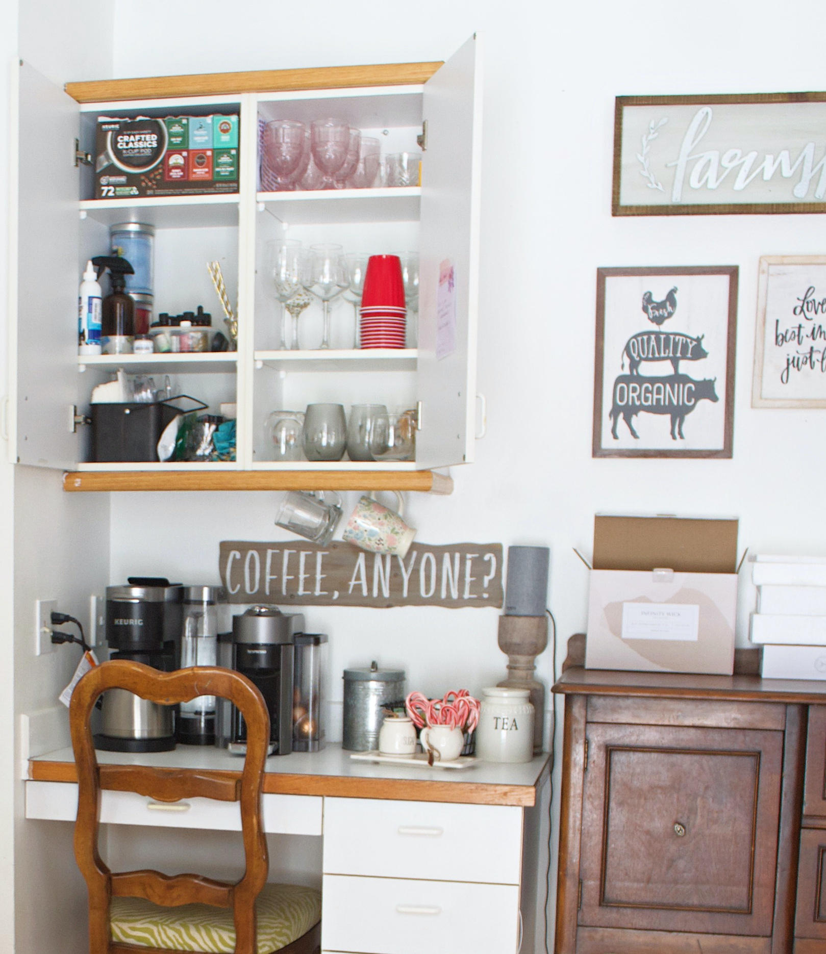 Coffee Bar Refresh | The Perfect Set Up For Our Morning Brew