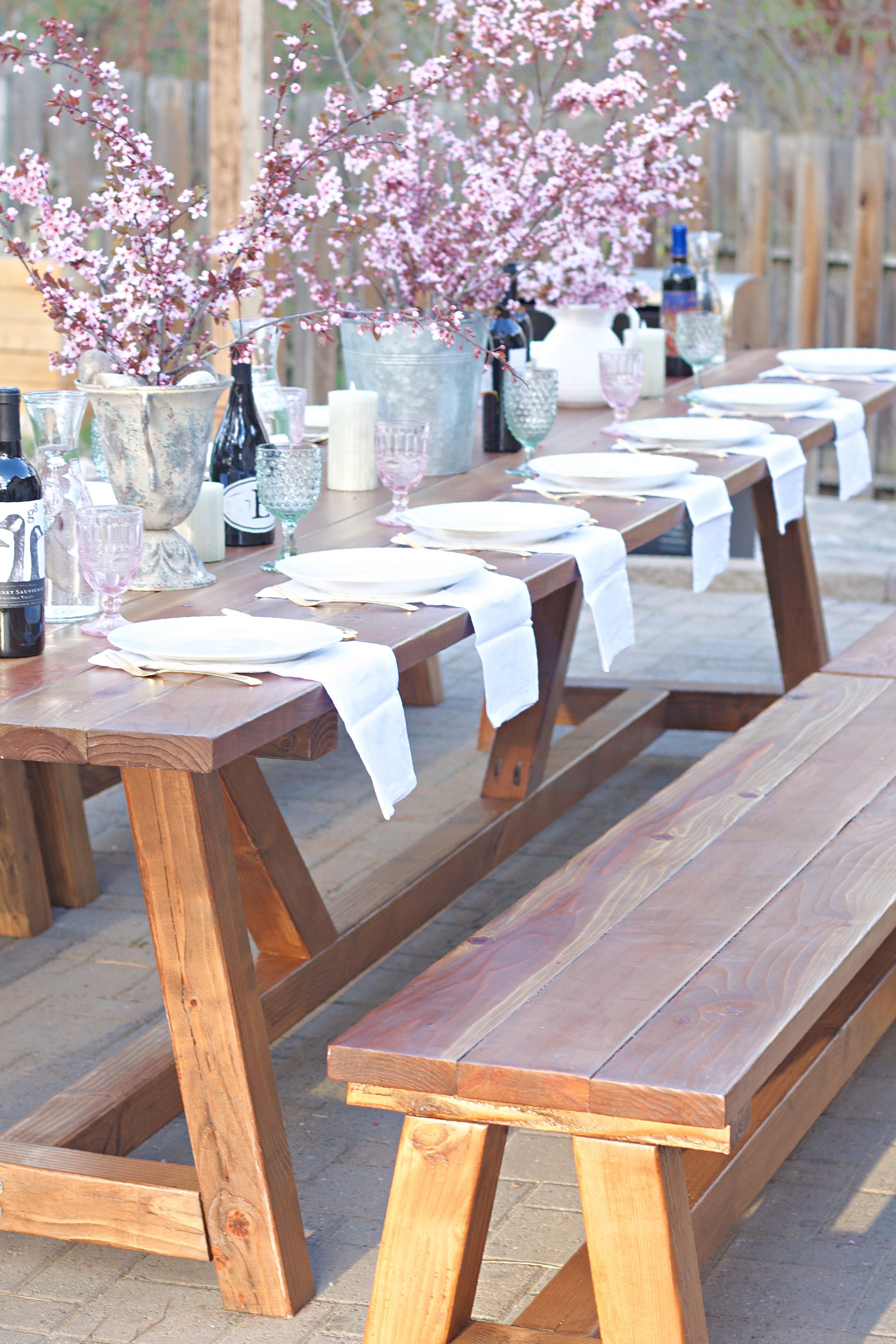 A Dreamy Outdoor Wooden Table And My Plans For It