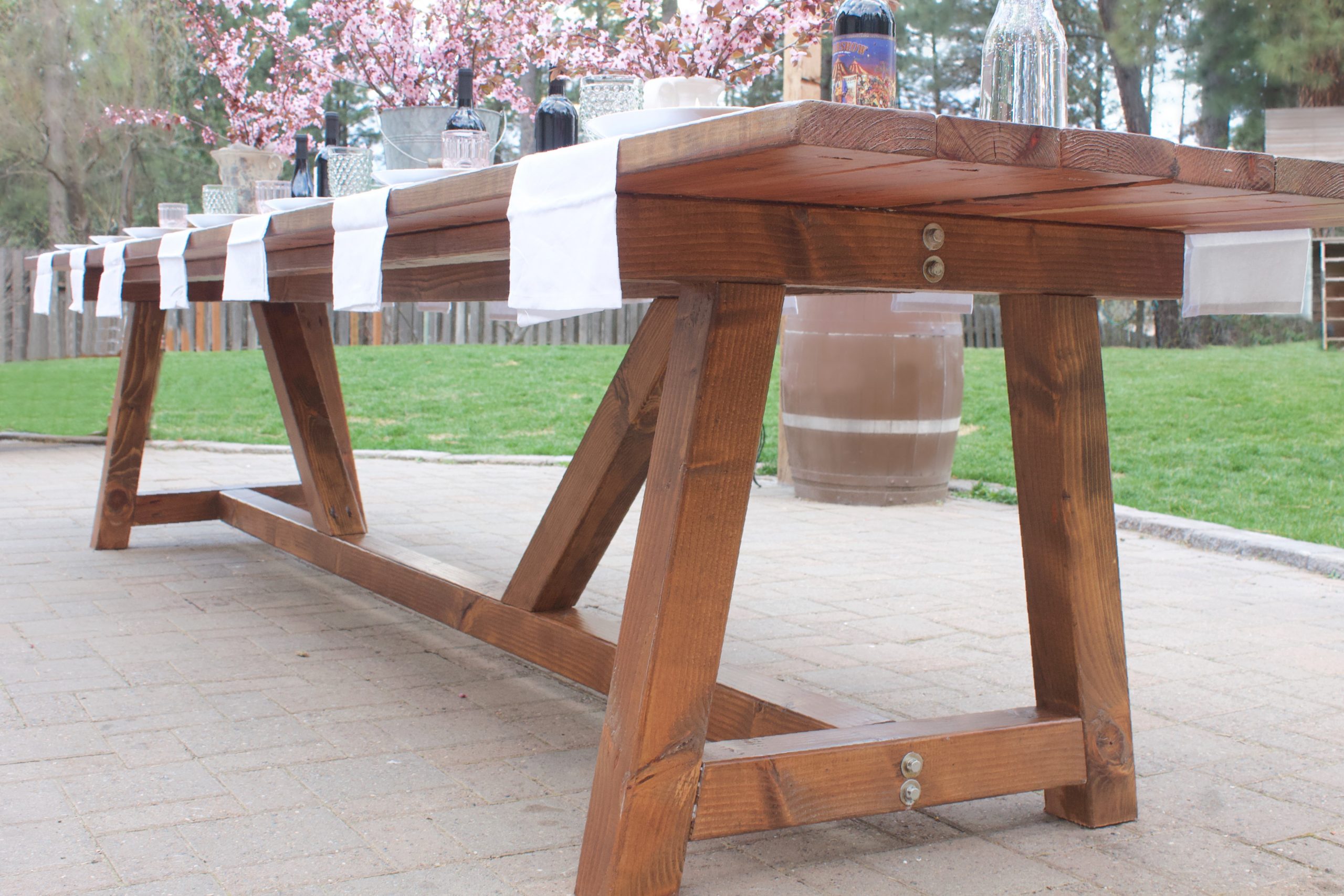 A Dreamy Outdoor Wooden Table And My Plans For It