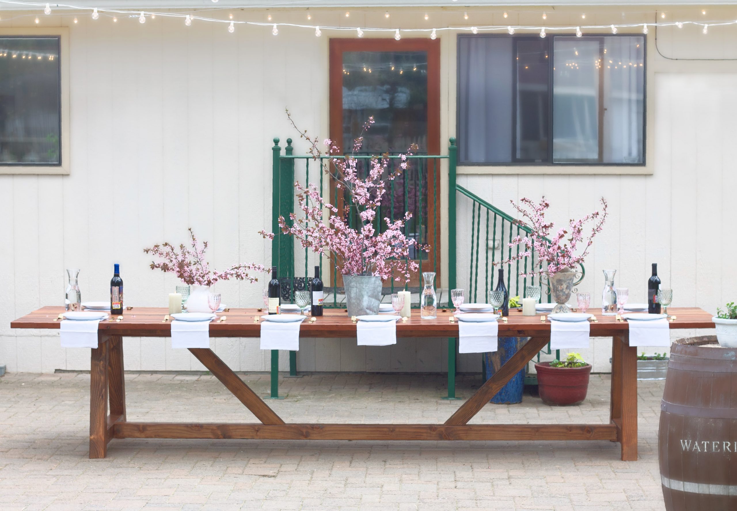 A Dreamy Outdoor Wooden Table And My Plans For It