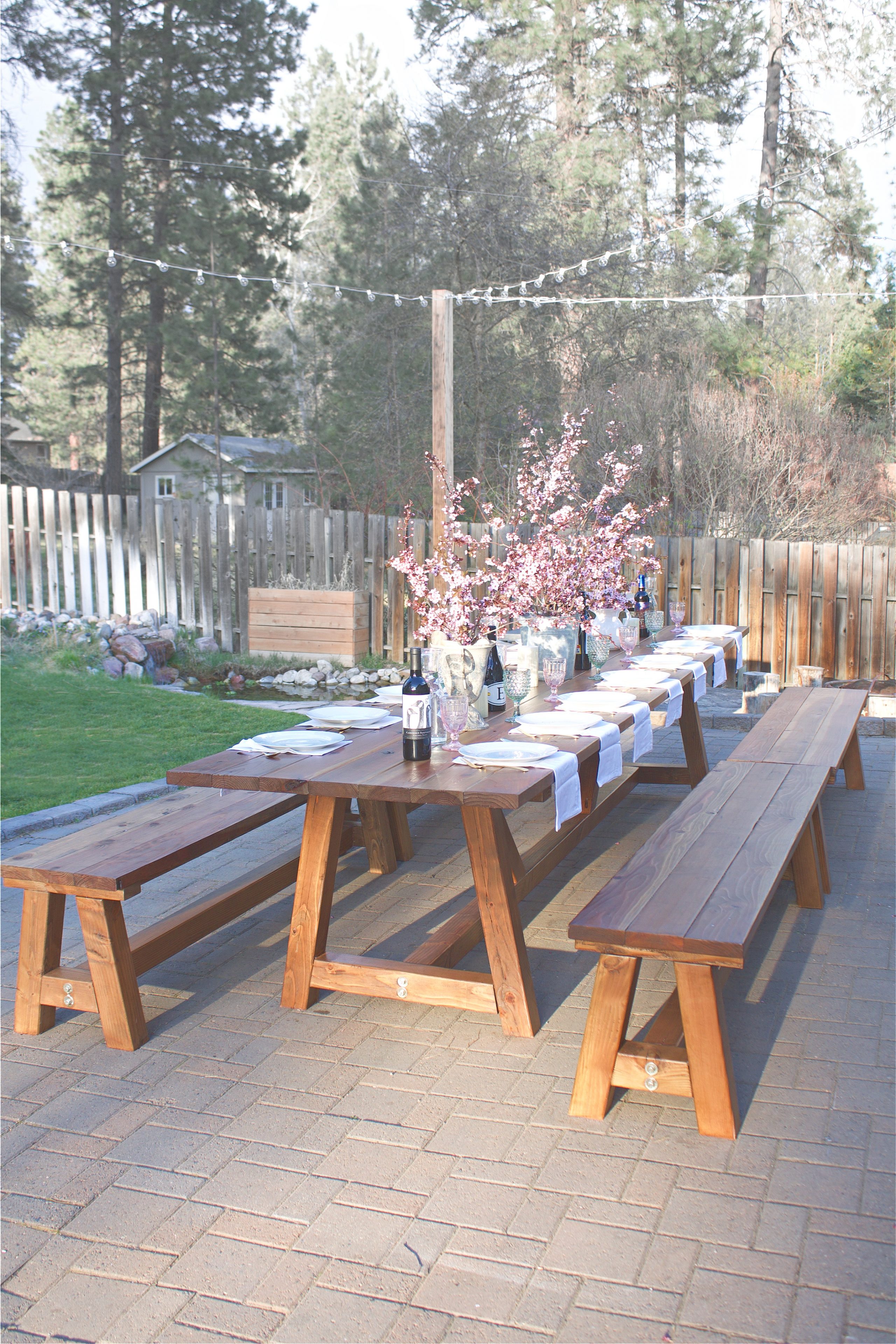 A Dreamy Outdoor Wooden Table And My Plans For It