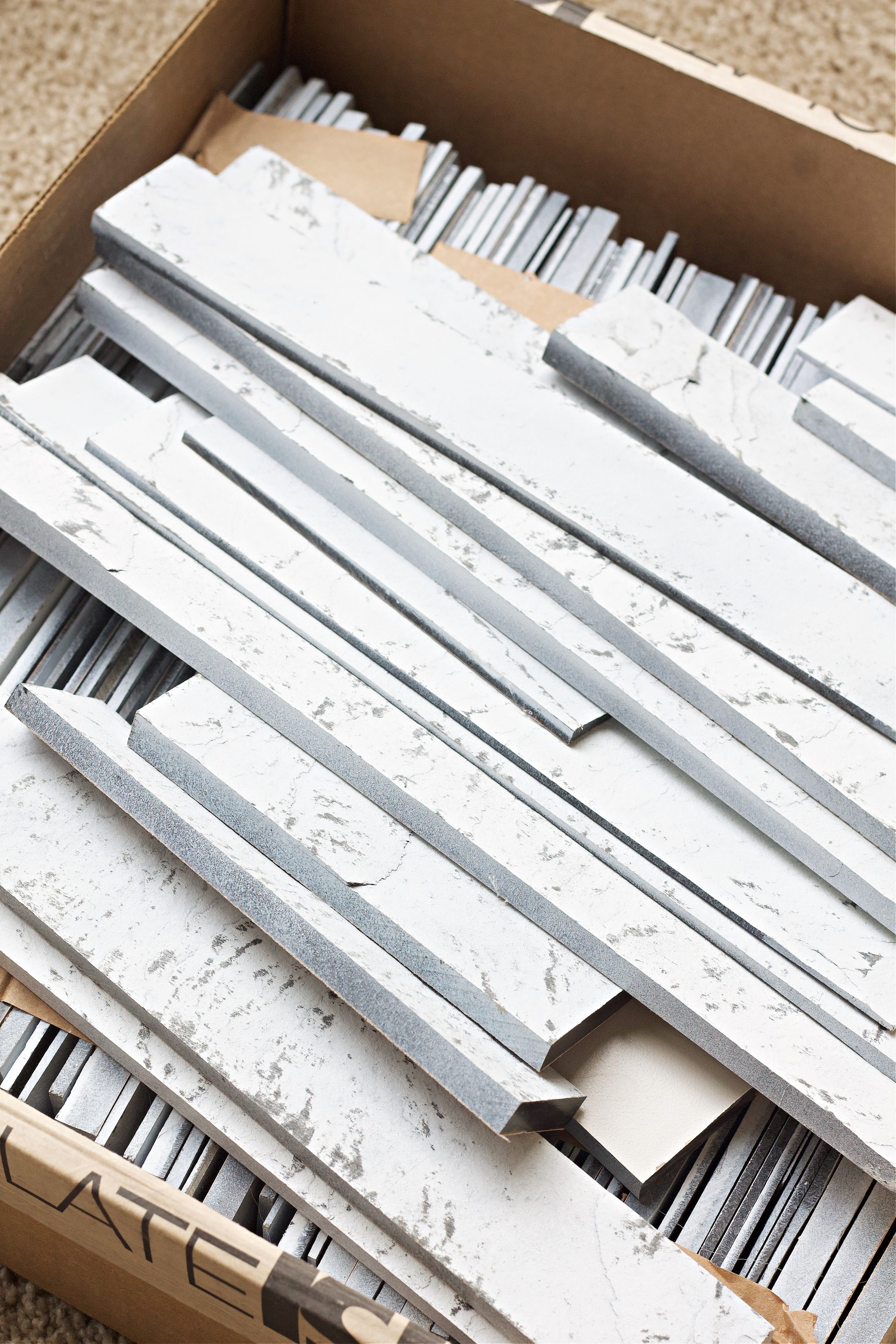 New and Improved Fireplace, Courtesy of Slateish Wall Covering