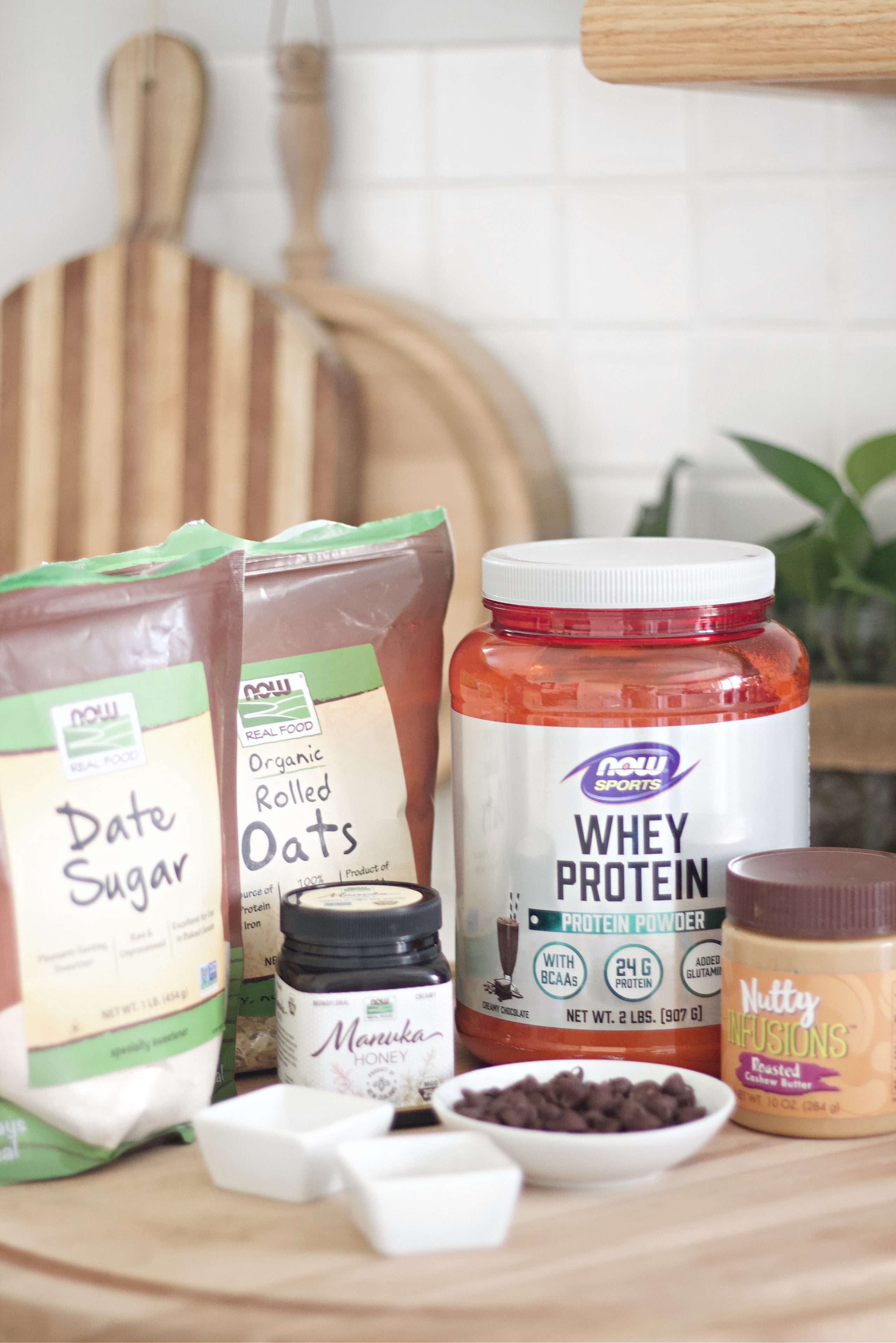 No Bake Nut Butter Protein Squares | Make in 5 minutes