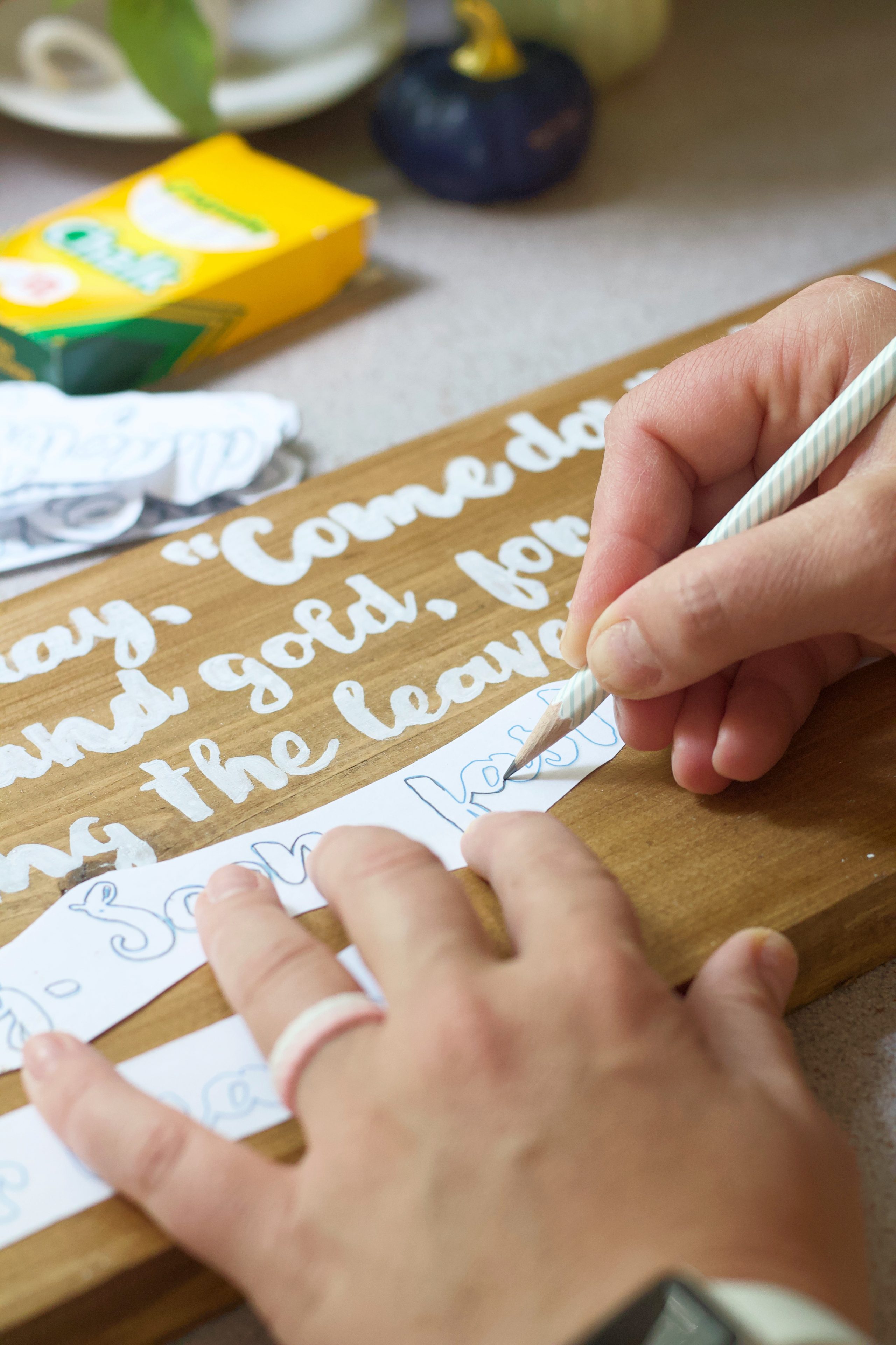 DIY Wooden Sign | Print Your Own Stencil