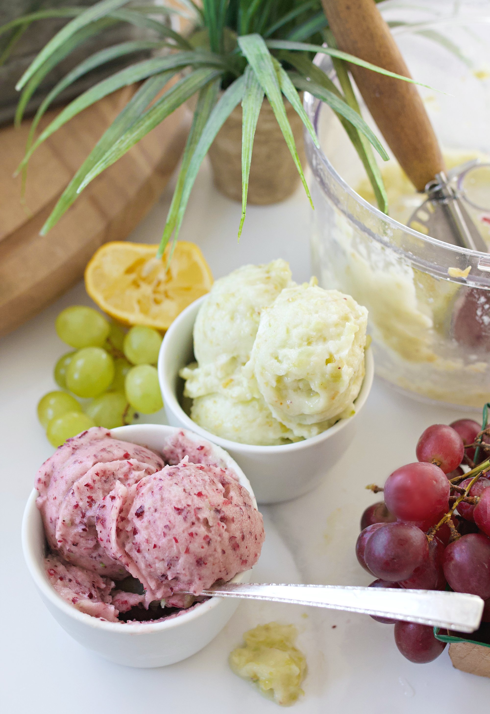 Quick Refreshing Grape Sorbet Recipe | Easy No-Churn