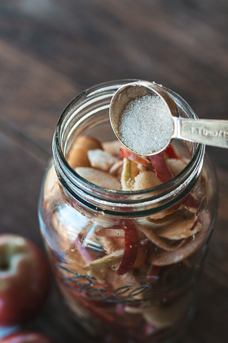 Homemade Apple Cider Vinegar Recipe Made From Apple Scraps