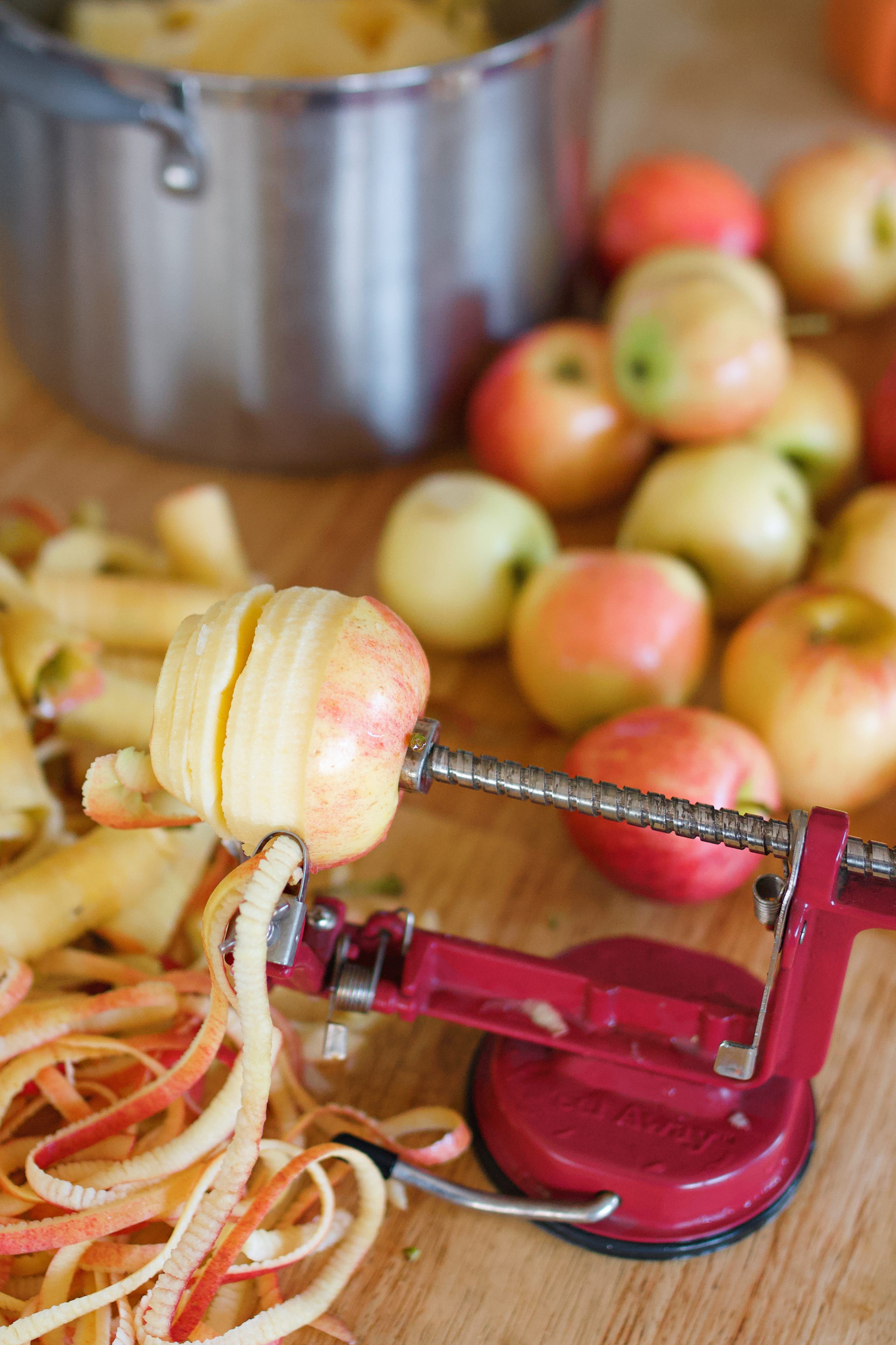 Homemade Apple Cider Vinegar Recipe Made From Apple Scraps