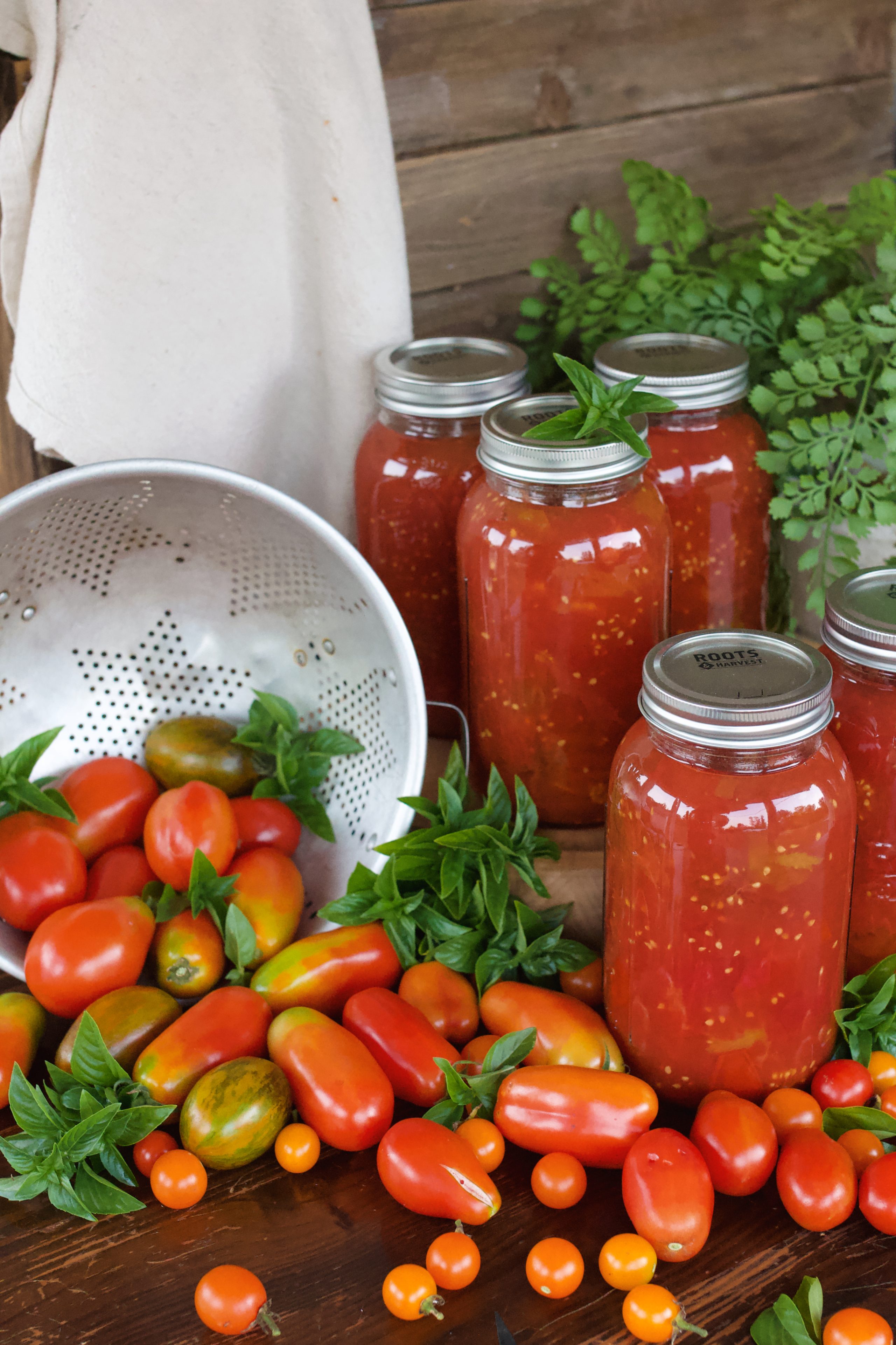 Canning Tomatoes Whole or halved | Water Bath Canning