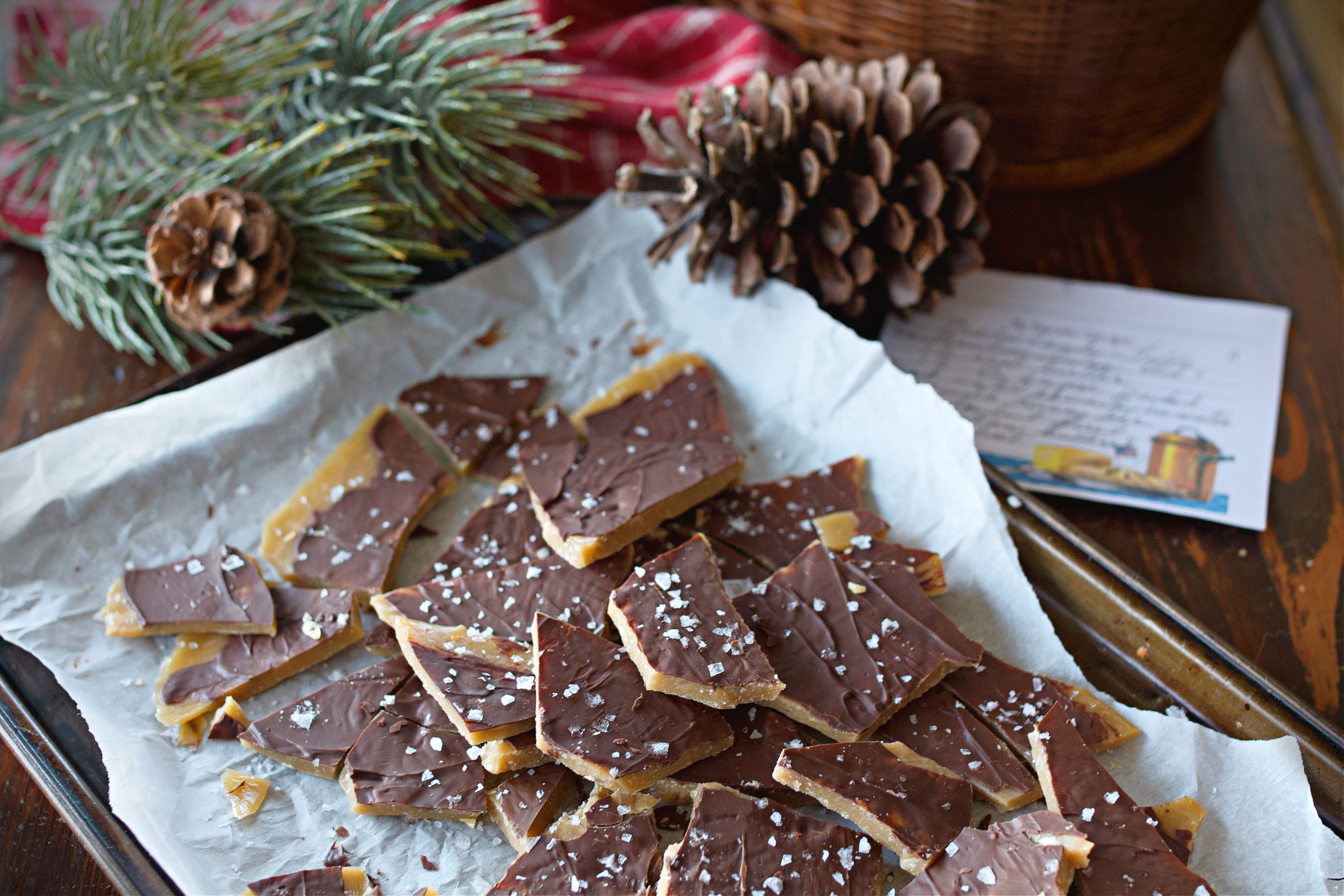 Easy Homemade Toffee Recipe from Great Grandma's Kitchen